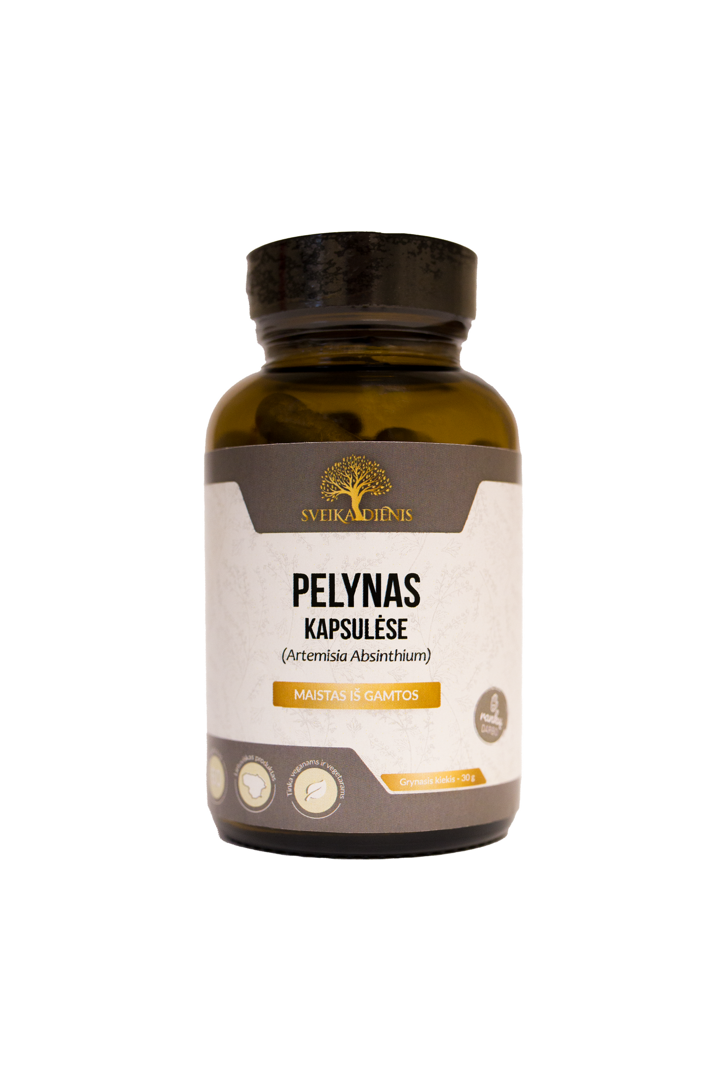 Pelyno koncentratas veganiškose kapsulėse 60 vnt. – Sveikadienis